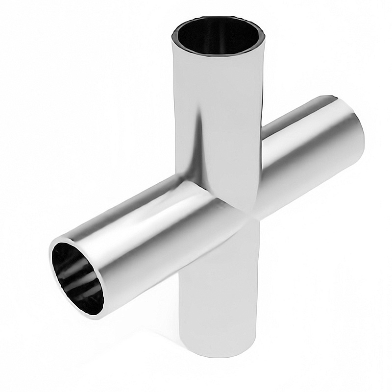 FXC DT-4.1.2-4C Clamp Cross (DT-18) SS316L Stainless Steel ...