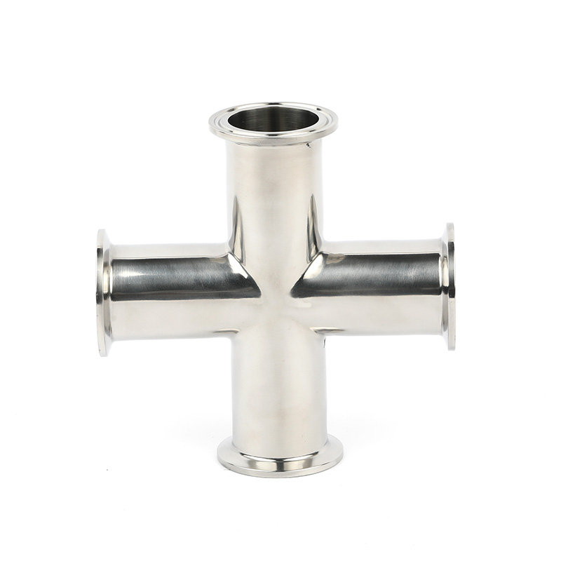 SS304 DIN Clamp Cross SS316L Sanitary Tri Clamp Cross Stainless Steel ...