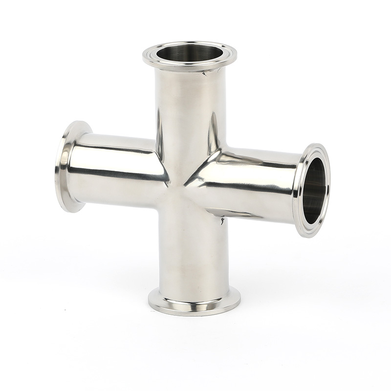 SS304 DIN Clamp Cross SS316L Sanitary Tri Clamp Cross Stainless Steel ...