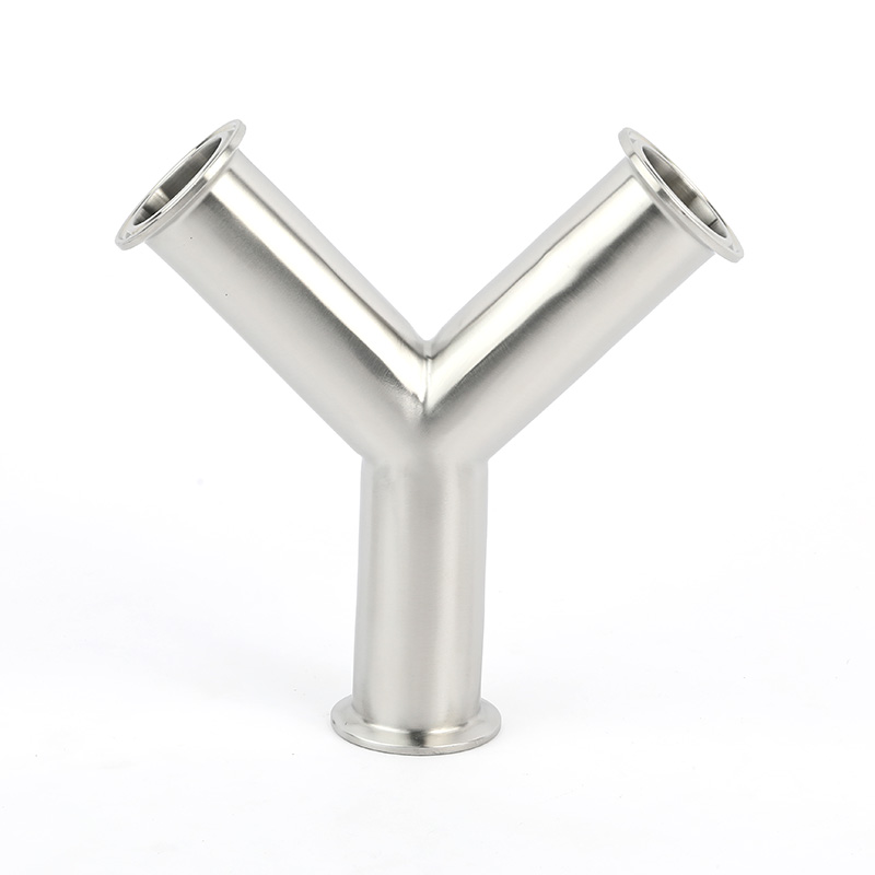 Sanitary 28BMP Clamp True Y-type Tee SS304/SS316L Clamp Fittings for ...