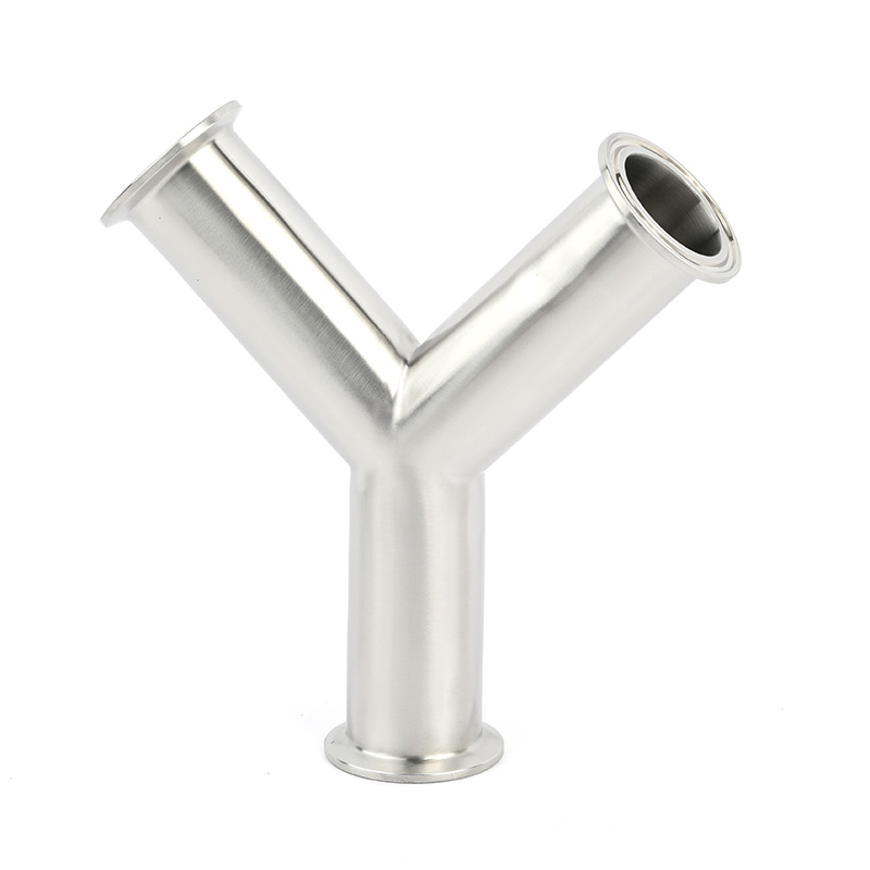 Sanitary 28BMP Clamp True Y-type Tee SS304/SS316L Clamp Fittings for ...
