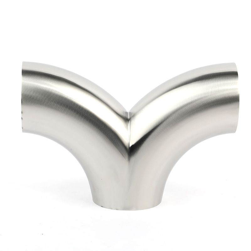 3A Sanitary Double Elbows Tee SS304 SS316L Welding Fitting Elbow Tees ...