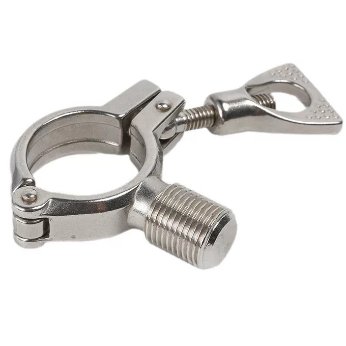 ISO Casting Pipe Hanger Male Stainless Steel Pipe Clamp Sanitary 3A/ISO ...