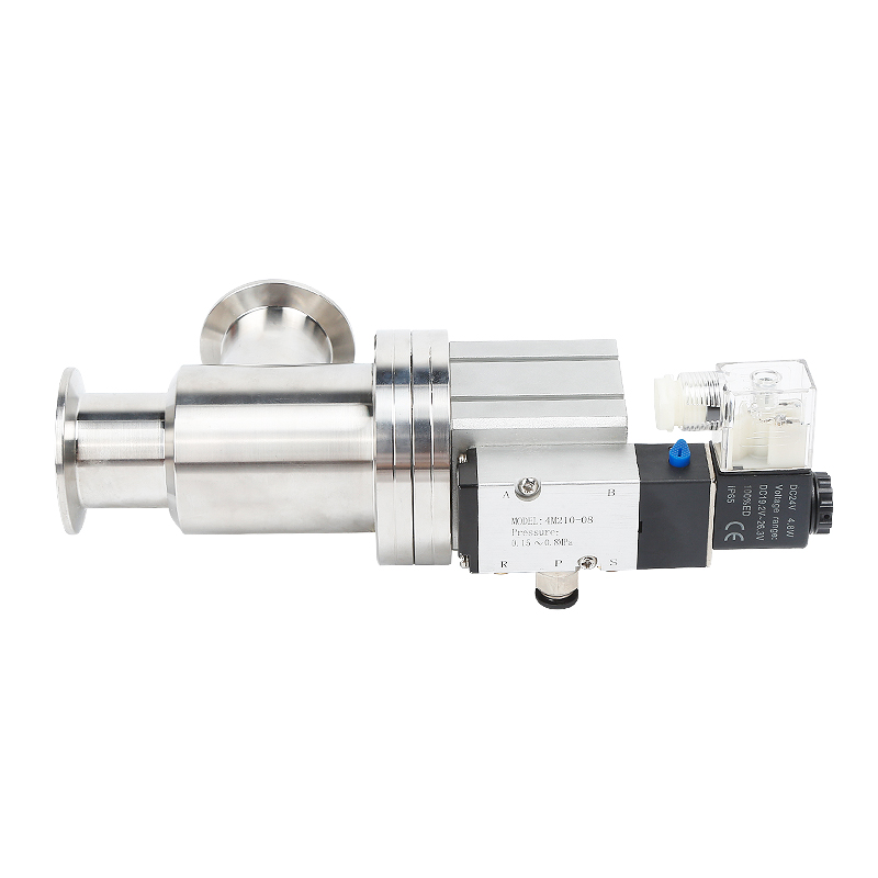 Pneumatic L Type KF Angle Valves with Bellow Stainless Steel KF16-50 ...